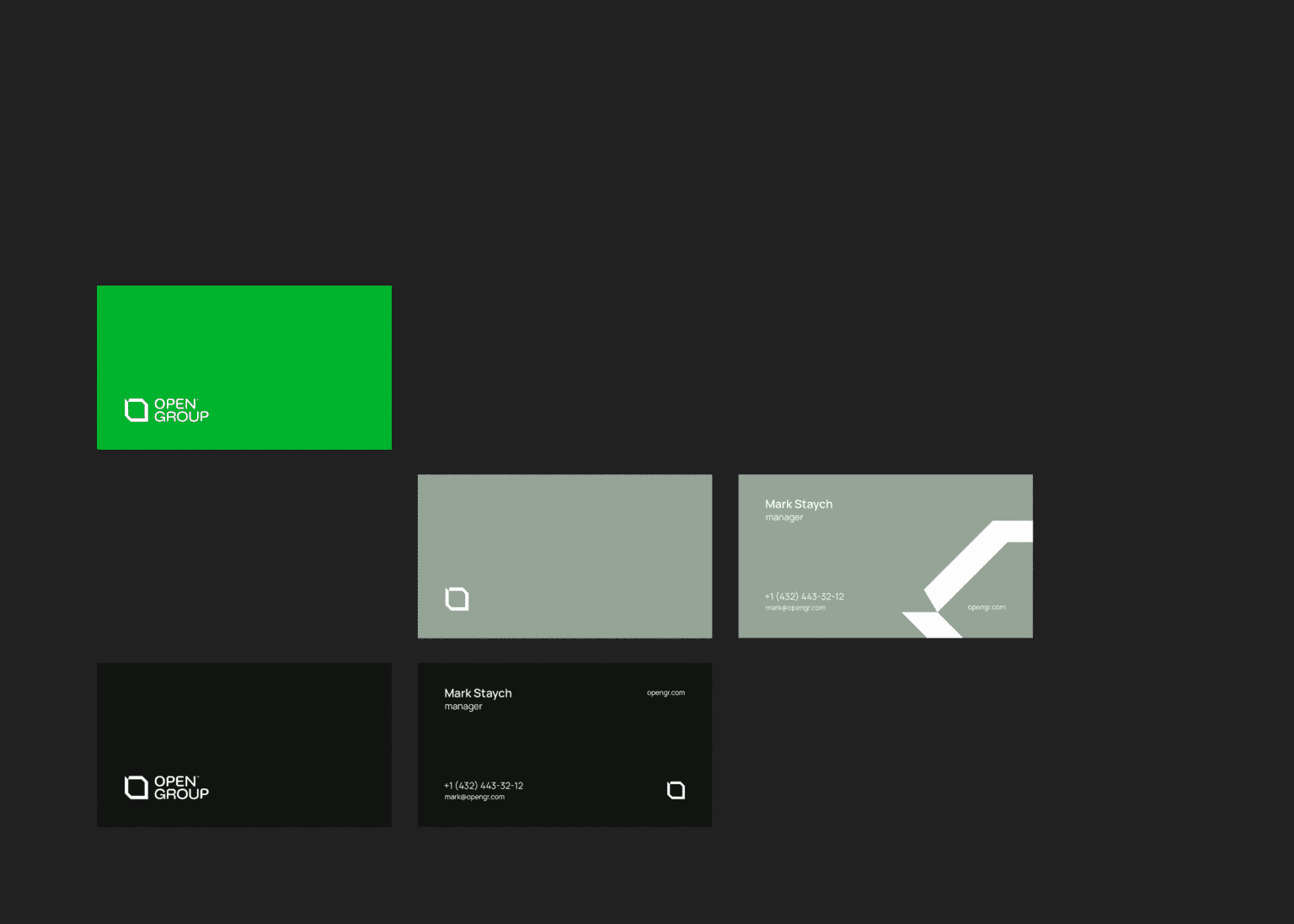 Open Group • company group - ultrablack – brand identity studio