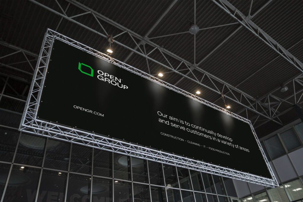 Open Group • company group - ultrablack – brand identity studio
