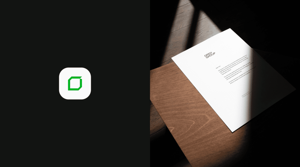 Open Group • company group - ultrablack – brand identity studio